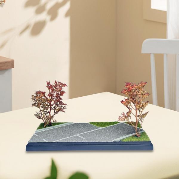 説明: [おもちゃの車の収納]: モデルカーディスプレイケースは.1/64スケールの車モデルの保管と展示に適しており.モデルをほこりや損傷から保護します. [ミニチュアシーンモデル]: ユニークなミニチュアシーンジオラマ.コレクションを展示...