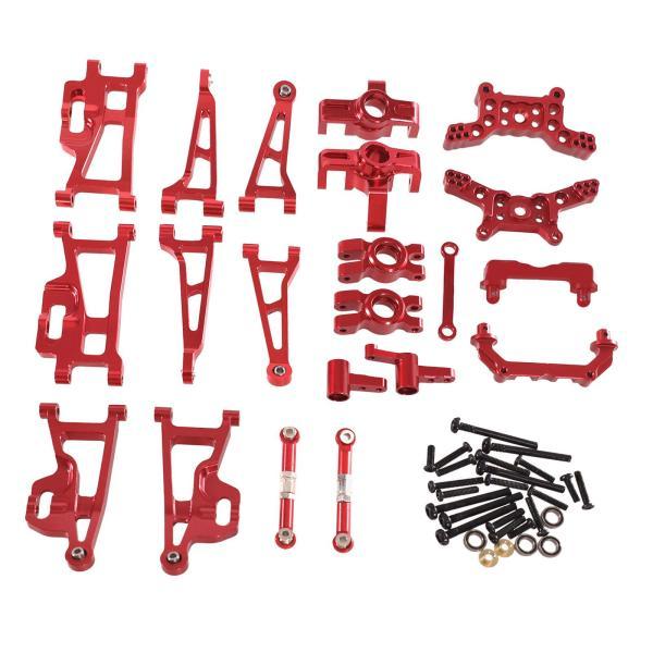 説明: [パッケージ]:RCカースペアには.フロントとリアのショックタワー.フロントロアスイングアーム.フロントステアリングカップ.フロントステアリングロッド.リアロアスイングアーム.完全なフロントステアリングアセンブリ.リアステアリングカ...