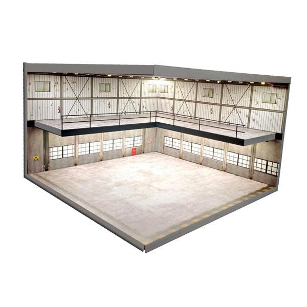 説明: [二重層]ユニークな二重層デザインにより.1/64スケールのダイキャストカー.フィギュア.小道具などを展示するための広いスペースが確保され.コレクションの展示体験が向上します. [素材]PVC.アクリル.樹脂素材で作られたこの駐車場...