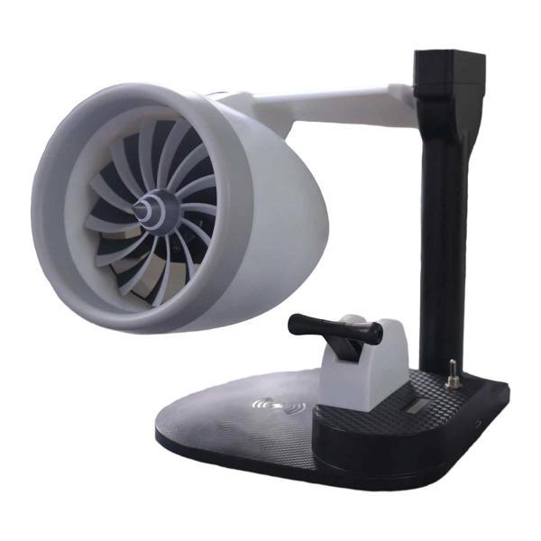 説明: [デザイン]航空機のタービンエンジンからインスピレーションを得たこのエンジンファンモデルは.ワイヤレス充電器を備え.印象的なLEDライトとリアルなエンジンディテールが特徴で.ユニークなデスクトップ装飾品となっています. [ワイヤレス...