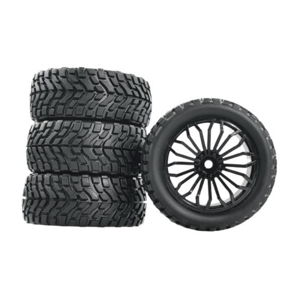 説明: [対応車種]WR8 H9804を含む1/10および一部の1/8 RCカー.および互換性のある改造モデル向けに特別に設計されています.適切なフィット感を確保するため.ご購入前にタイヤサイズをご確認ください. [耐久性]幅広設計と耐摩耗...