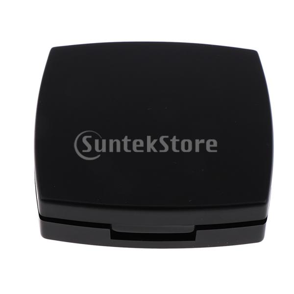 説明: DIYのためのアルミニウム鍋が付いている耐久のABS箱あなた自身の構造の場合。 ほこり防止のふたとブラシが付いている黒い正方形の箱4の格子。 あなたのアイシャドウはよく表示されたままにして、その耐久性を保証します。 アイシャドウ、プ...