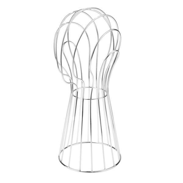 説明:20インチのモダンなスタイルの自立型メタルハットディスプレイホルダー.マネキンヘッドの形をした頑丈な金属フレームが特徴で.頑丈で安定しており.変形しにくいです.かつら/キャップ/帽子/ジュエリー/サングラス/蝶ネクタイの展示と保管に最...