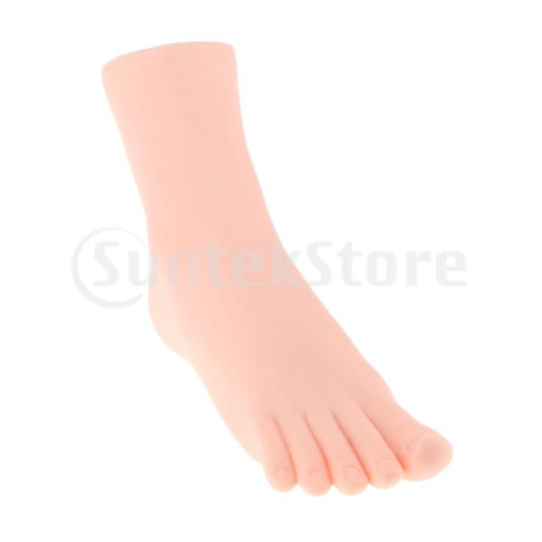 説明:材質:Premium PVC材料.柔らかく伸縮性.安全性.無毒で臭いのない.フットマネキンディスプレイ:サンダル.ソックス.ストッキング.シューズ.トーリング.足首チェーンなどのフットモデルディスプレイ練習フット:タトゥーテック.ネイ...