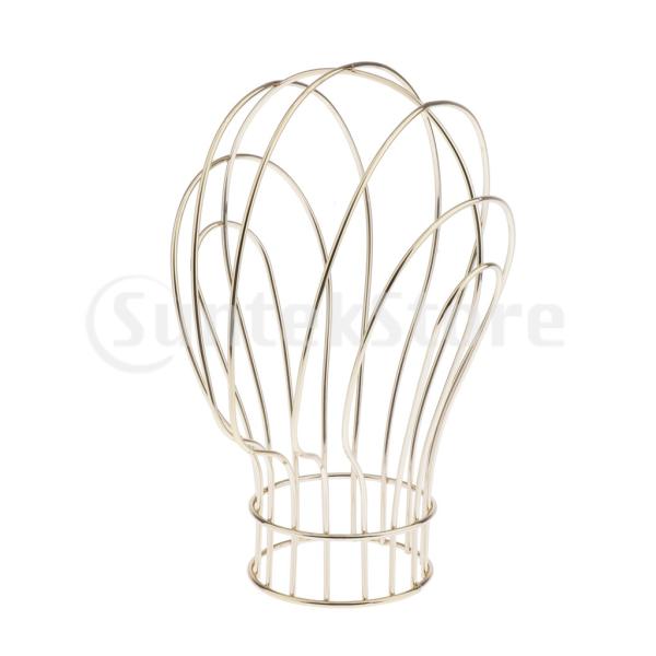 説明:モダンなスタイルの自立型の金属帽子の表示ホルダー.マネキンの頭の形の頑丈な金属フレーム.頑丈で安定していて.変形が容易ではありません.ウィッグ/キャップ/ヘッドウェア/ジュエリー/サングラス/蝶ネクタイのディスプレイと保管に最適です....