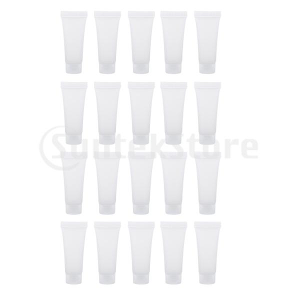 説明: ◆詰め替え用の空のフェイスハンドクリームローション化粧容器化粧瓶。  ◆ねじキャップの設計は、不必要で偶発的なこぼれを防ぎ、漏れ防止、使いやすいです。  ◆リップクリーム、美容液、リップグロス、シャンプー、シャワージェル、ボディロー...