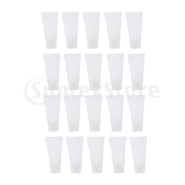 説明: ◆詰め替え用の空のフェイスハンドクリームローション化粧容器化粧瓶。  ◆ねじキャップの設計は、不必要で偶発的なこぼれを防ぎ、漏れ防止、使いやすいです。  ◆リップクリーム、美容液、リップグロス、シャンプー、シャワージェル、ボディロー...