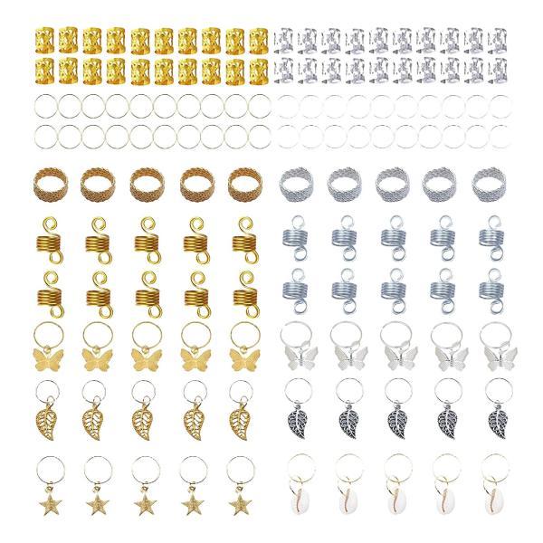 説明:素材:金属素材でできているので.髪にダメージを与えません.多目的:髪/あごひげの装飾用.ペンダント/ブレスレット/ネックレス/ジュエリー作りの工芸品DIY.すべてのヘアスタイルとすべての年齢.ユニセックスに適しています.使い方が簡単:...