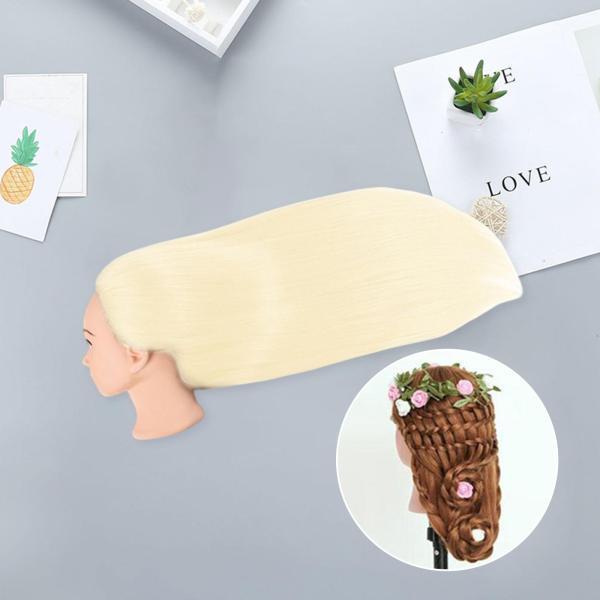 説明:マネキン ヘッド: マネキン ヘッド ヘア スタイリング トレーニング ヘッド モデルは.矯正.編組.カーリング.カット.ヘア スタイリングなどの練習に最適です.また.さまざまな帽子やアクセサリーのディスプレイにも使用できます.プレミ...