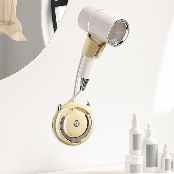 説明:[特徴]: 省スペース.バックコード収納.整頓されたバスルームを提供します.[多機能]: 壁掛けヘアドライヤーホルダー.ヘアアクセサリーを掛けることができ.携帯電話ホルダーとしても使用できます.[耐久性のある素材]:ドライヤーラックは...