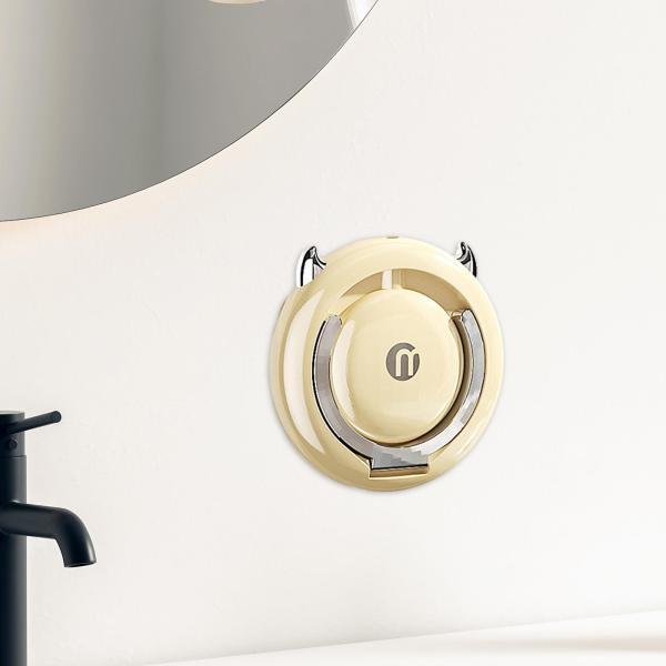 説明:[特徴]: 省スペース.バックコード収納.整頓されたバスルームを提供します.[多機能]: 壁掛けヘアドライヤーホルダー.ヘアアクセサリーを掛けることができ.携帯電話ホルダーとしても使用できます.[耐久性のある素材]:ドライヤーラックは...