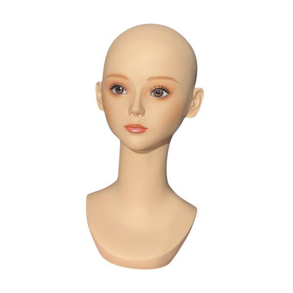 説明:[素材]: この女性マネキンヘッドは.フォーム充填の高品質PVC素材で作られており.軽量で持ち運びやすく.耐摩耗性があり.頑丈でお手入れが簡単です. [製品寸法]: マネキンヘッドの頭囲は57cm/22.44インチ.肩幅は20cm/7...