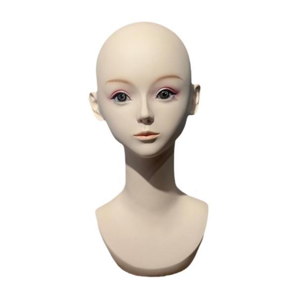 説明:[製品サイズ]: マネキンヘッドの頭囲は56cm/22.05インチ.肩幅は28cm/11.02インチ.高さは43cm/16.93インチ[素材]: 肩付き女性マネキンヘッドはPVC素材製.軽量で持ち運び可能.耐摩耗性.丈夫で使いやすく....