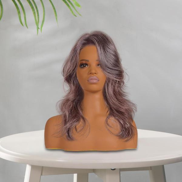 説明: [多目的]: このリアルな女性マネキンヘッドは.ウィッグ.帽子.スカーフ.ネックレス.イヤリング.その他の美容アクセサリーを展示するのに最適です. [特徴]: マネキンの細長い首はアクセサリーを際立たせるように設計されており.潜在的...