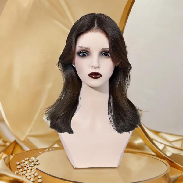 説明: [サイズ]: マネキンヘッドの頭囲は54cm/21.26インチ.幅は25cm/9.84インチ.高さは44cm/15.75インチです. [高品質素材]: メイクアップ付きの女性マネキンヘッドは.高品質のPVC素材で作られており.軽量で...