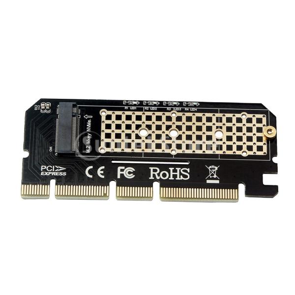 説明:nvme SSDをライザーカードに挿入し.ライザーカードをコンピューターのマザーボード上の16X pci-eインターフェイスに挿入して.コンピューターのメモリを拡張します.製品名:PCIE NVME m.2MキーNGFFSSD-PCI...