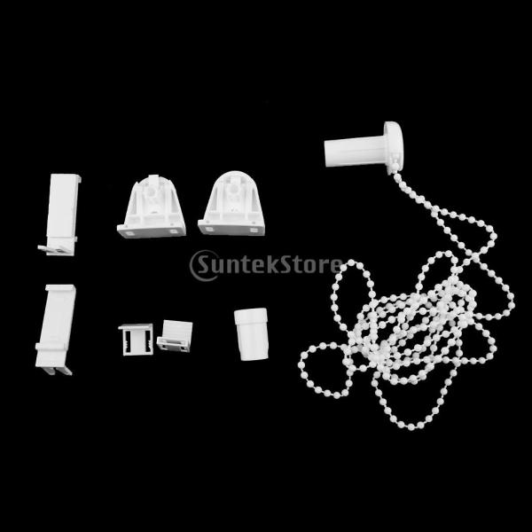 説明:高品質のPVC製.これらの製品固定キットは.直径17~18mmのチューブを搭載した標準ローラーブラインド用です.ホワイトローラーブラインド部分.あなたはあなたの壁の装飾に合わせてそれを描くことができますブラケットは上.側面または顔を固...