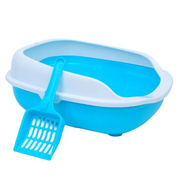 Descrion:High quality  resin material,   and durable.Thoughtful design, cat litter is not easy to splash.With a shovel, ...
