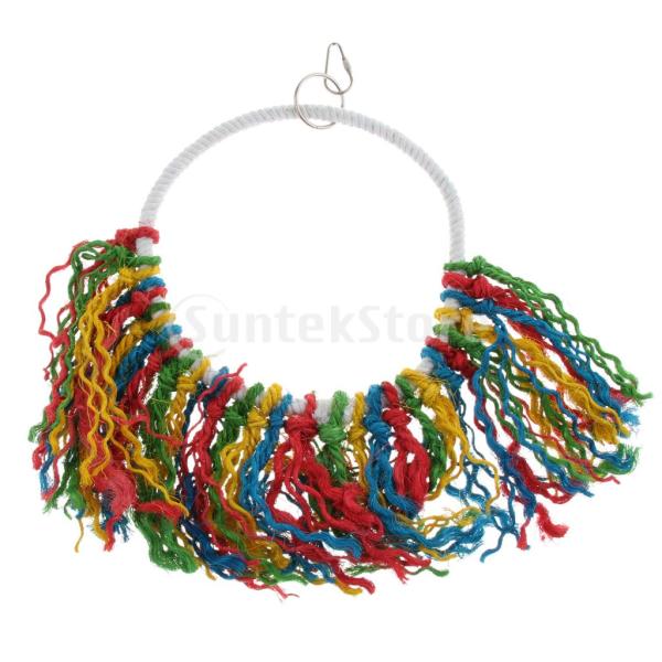 説明:真新しく高品質安全で環境にやさしい天然素材を採用カラフルで美しい.あなたのペットはきっとそれを楽しむでしょう鳥のための素晴らしい遊びのおもちゃあなたのペットに御馳走を与えて.彼らが遊ぶのを見て楽しんでください仕様:素材:綿直径:約20...