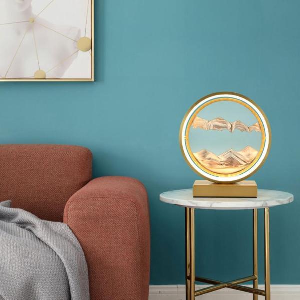 説明:3D流砂テーブルランプは.流砂の美しさを存分に楽しむことができます.慎重に選別されたカラフルな砂とレベルが明確に区別され.優れた3D効果パターンが流れ出します.ダイナミックな砂の額縁を回すたびに.異なる画像が得られます.調整可能な明る...