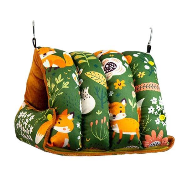 説明:冬の暖かい鳥の巣: 厚みのある素材で.アーチドア.シェーディング.または保温性があります.取り外し可能なデザイン:ぶら下がっている隠れ家の洞窟は取り外し可能で.掃除が簡単です.高品質の素材:冬の暖かい鳥のベッドは.高級な布でできており...