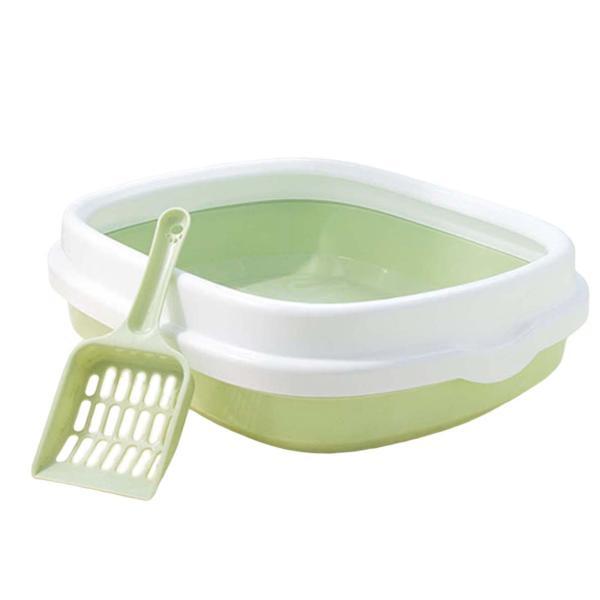 説明:素材: オープントイレボックスは高品質のPPプラスチック素材でできており.フレンドリーで耐久性があり.長時間使用できます.[特長]・お掃除の際に手を汚さず.とても便利な半密閉式の猫用便器です.デザイン: このトイレ砂トレイはカラフルで...