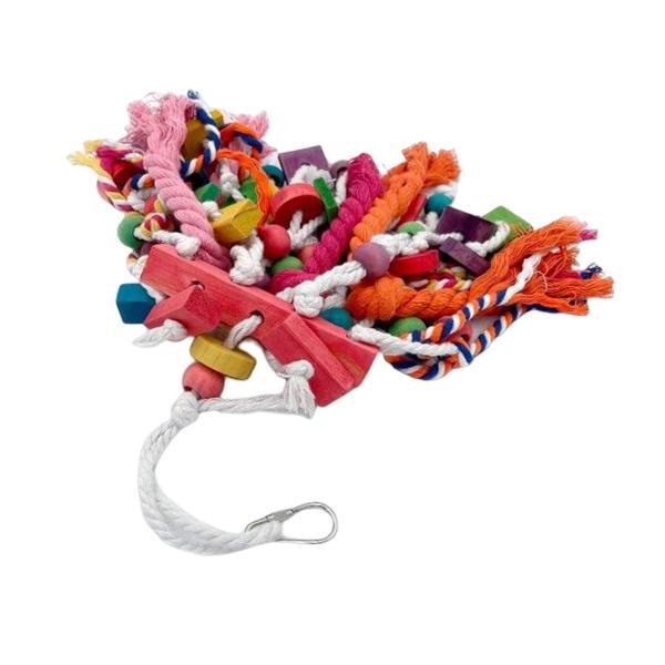 説明:高品質の素材: 天然木素材で作られた木製の鳥の噛むおもちゃで.非常に頑丈で安定しています.オウムのおもちゃ: このおもちゃは.ペットの鳥が登ったり.噛んだり.探検したり.止まったりするための楽しい場所を提供し.孤独や攻撃性を減らしなが...