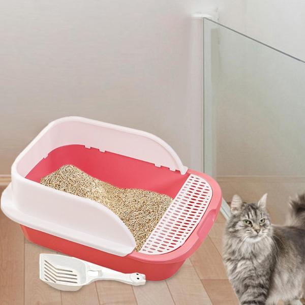 説明:オープントップ - オープントップの猫砂トレイにより.猫の行動を簡単に監視し.掃除時間を追跡し.猫の糞を簡単にスプーンで取ることができます.ハイサイド - フレーム付きの猫用トイレは側面が高く.スプラッシュガードを作成し.トイレのこぼ...
