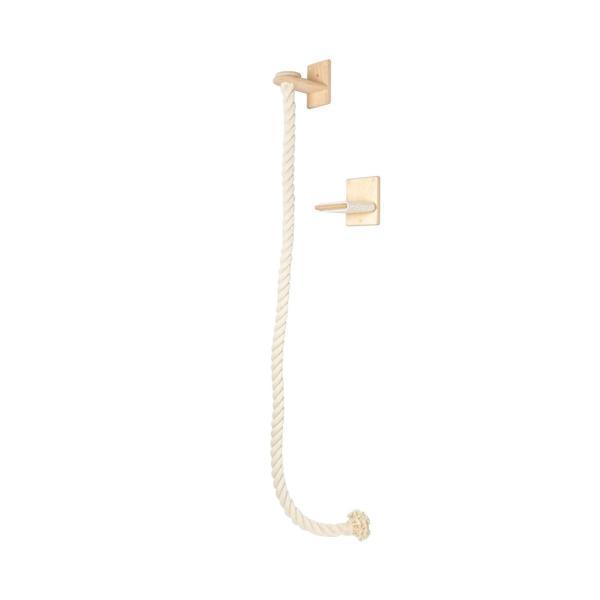 説明:[ユニークなデザインの猫棚]:猫の棚は思慮深い綿ロープで設計されており.猫の登る本能を満たし.猫をアクティブで幸せに保ちます.[プレミアムで信頼性の高い]: キャットウォール家具は高品質の木材と綿ロープ素材で作られており.頑丈で安定し...