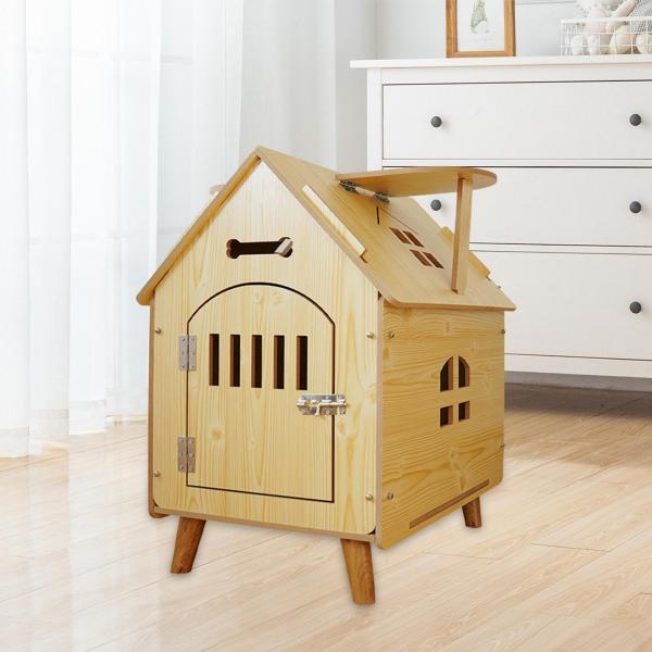 説明:[取り外し可能な屋根]:木製ペットハウスは取り外し可能な構造を採用しており.取り付けと分解が簡単です.上部の棚のデザインは.植木鉢.本.ペットのおやつなどを置くのに使用できます.[高品質素材]:犬猫ハウスは高品質の木材で作られており....