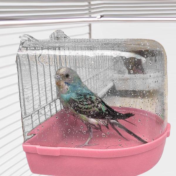 説明:[多用途バードバス]: このバードバスボックスはほとんどの鳥かごに適しており.ケージのドアに吊るすかクリップで留めるか.ロープで固定して使用することができ.インコ.チンチラ.カナリア.オカメインコ.フィンチなどに適しています.大きさの...