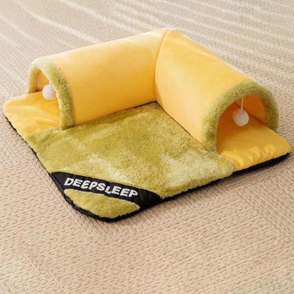 説明:[インタラクティブおもちゃ]: この2 in 1トンネル猫ベッドは.ペットに快適な休憩スペースとインタラクティブなトンネルゲームを提供します.[滑り止めデザイン]: 猫トンネルベッドの滑り止め底により.猫の友達は何時間も運動したり.自...