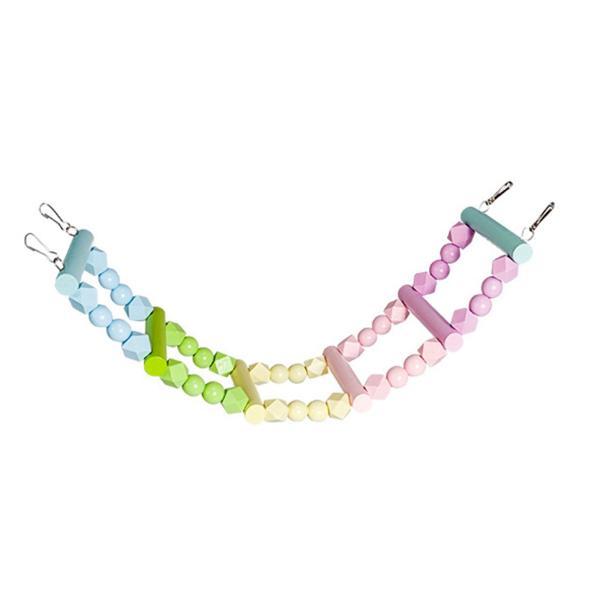 説明:[高級素材]: 木製素材で作られたこのオウムのおもちゃの橋は.安全で環境に優しく.丈夫で.オウムが噛むのに最適です. [デザイン]: 鳥用ロープはしごは.オウムに無限の楽しみを提供し.登ったり.訓練したり.遊んだりすることができ.体と...