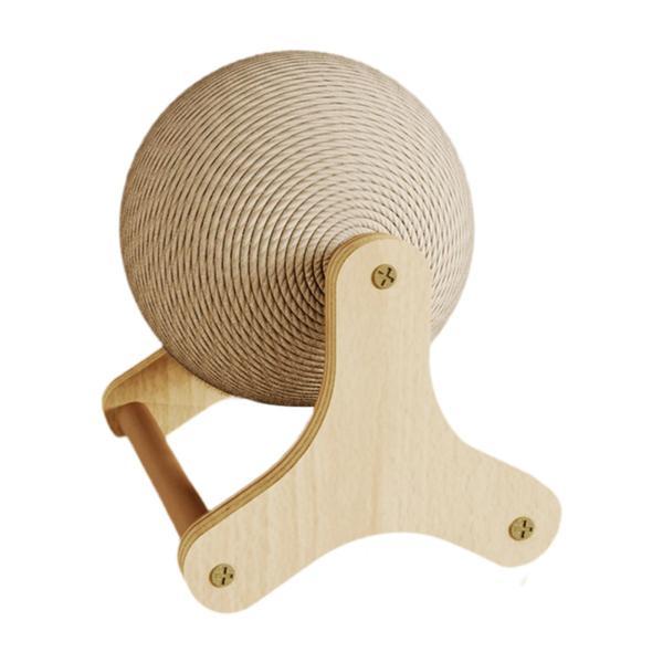 説明:[ユニーク]: ウサギのスクラッチおもちゃには傷に強いサイザルボールが装備されており.ウサギにとって理想的な遊び道具です. [素材]: ウサギの爪とぎボールは木とサイザルボールで作られており.長期間の使用にも耐える丈夫さです. [幅広...