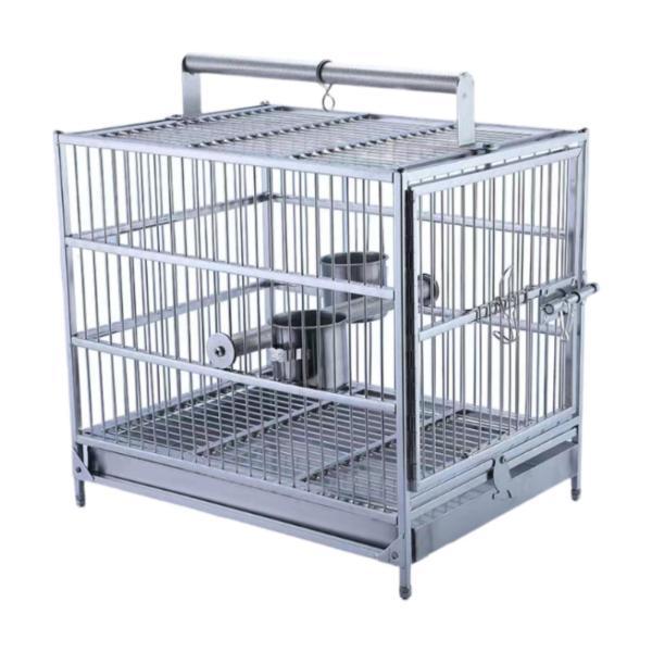 説明:[鳥類に適しています]: このステンレス製のインコケージは.セキセイインコやオウムなどの小型インコに最適です.また.外出時に中型から大型のインコにも使用できます. [デザイン]: ケージのワイヤーギャップは1.33CM.ワイヤー直径は...