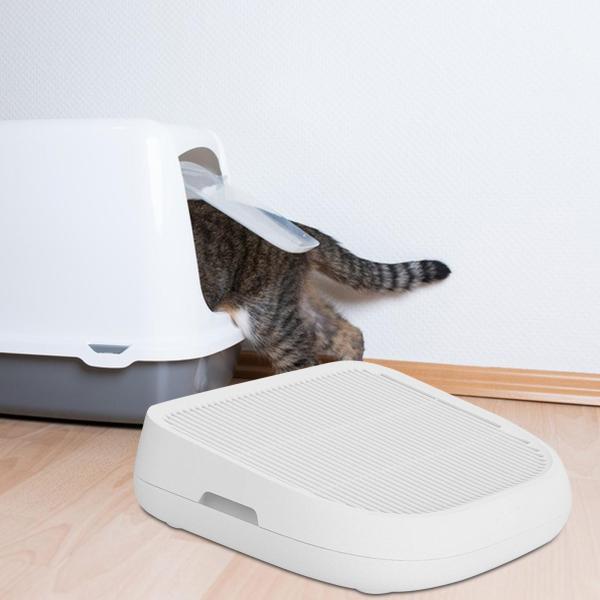 説明:[砂収集]: 砂収集ボックスは砂収集の達人です! 約 6cm のグリッド設計により.猫の足の隙間から砂を効果的に収集し.砂の散乱を防ぎ.床を清潔に保ちます. [猫が簡単にアクセス]: この猫用トイレ用スロープは.セルフクリーニング猫用...