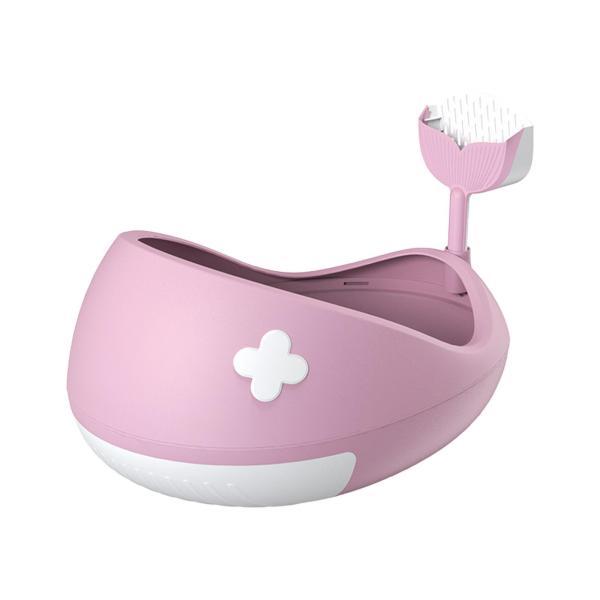 説明:[オープントイレ]: このオープン子猫用トイレは.かわいいクジラのデザインが特徴で.10.6Lの大容量で.体重10kgまでの猫に適しています.前面が高く.背面が低いため.あらゆるサイズの猫が簡単にアクセスできます. [お手入れ簡単]:...