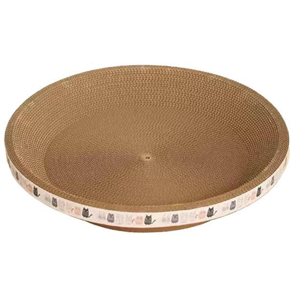 説明:[素材]: 猫用スクラッチャー段ボールは段ボールで作られています[丸型]: この猫用スクラッチャーラウンジベッドは丸型で.深いボウルのような形をしており.猫が寝たり遊んだりするのに快適で安全な環境を作り出します. [幅広い用途]: 猫...