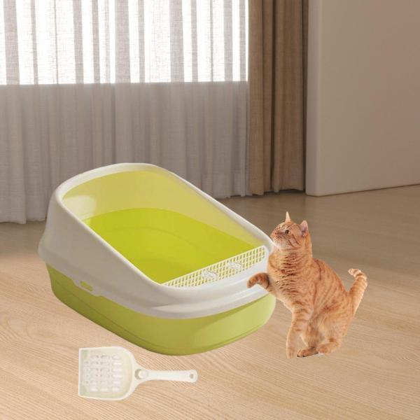 説明:[オープンデザイン]: このペット用トイレは.踏み台付きのオープンデザインが特徴で.猫の行動を観察したり.掃除の時間を覚えたり.空気の循環を高めたりして実用的に使用できます. [素材]: PP素材で作られたこの半密閉型ペット用トイレは...