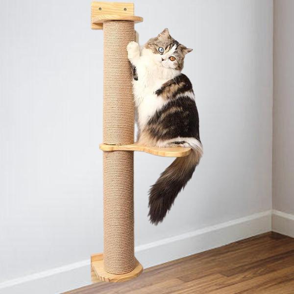 説明:[大きいサイズ]: 高さ36.6インチのこの猫用爪とぎポストは.猫が体を十分に伸ばすのに十分な高さです.ハンモックのデザインは.あらゆる年齢の猫に適しています.子猫.成猫.高齢猫が引っかいたり.遊んだりできます. [モダンな猫用家具]...
