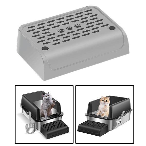 説明:猫用トイレケースのフットボード: 小さな猫に便利な踏み台を提供するために特別に設計されたこのフットボードは.猫用トイレケースに必須のアクセサリーです.実用的な機能:フットボードは.猫が簡単にトイレケースに出入りするための橋として機能し...