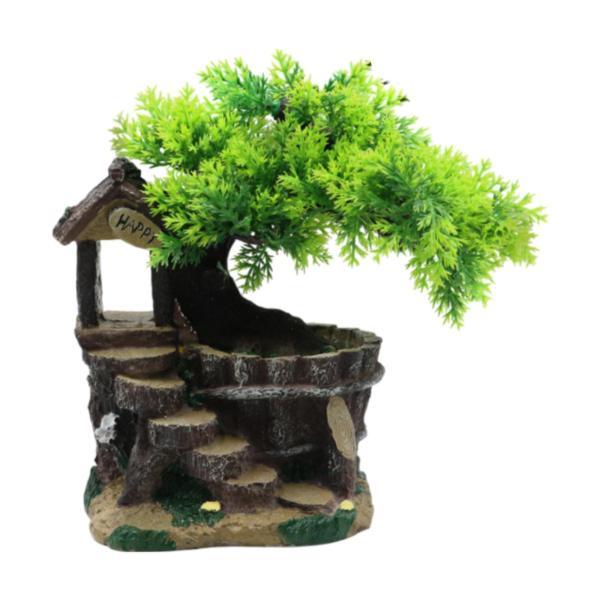 説明:[シミュレーション]: 水族館の装飾シミュレーション植物.ペットに自然の中にいるような環境を提供します[素材]: 水槽の飾りは樹脂素材で作られており.長期間使用できます. [多機能]:水槽の装飾は.水槽や爬虫類の水槽の装飾としてだけで...