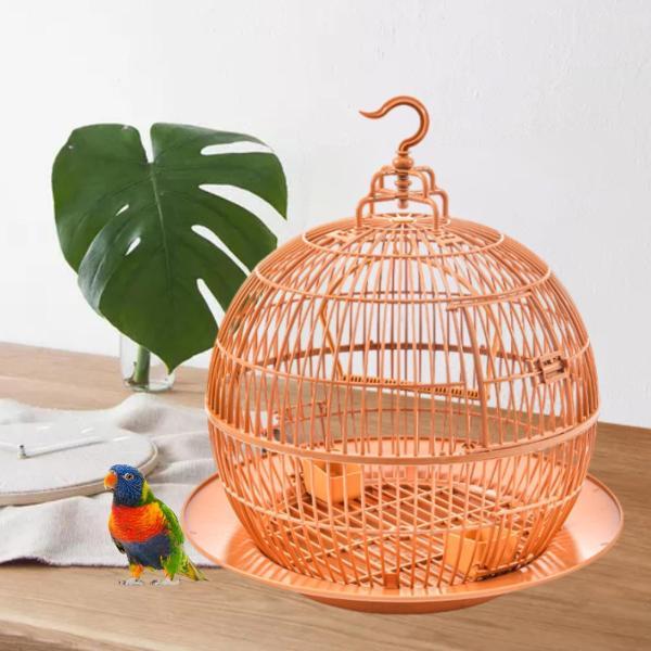 説明:[製品]: オウム.鳥用のヨーロッパスタイルの芸術的なボール鳥かご[エレガントなデザイン]: この丸い鳥かごは.どんな空間にも優雅さを添えるヨーロッパの芸術的なスタイルが特徴です.円形は美観を高めるだけでなく.羽のある友達が快適に動き...