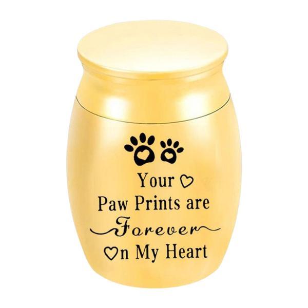 説明:[密閉蓋]: 遺灰用犬骨壷は密閉性に優れており.灰の漏れを防ぎ.ペットの遺骨を外部環境から保護します [品質]: アルミニウム合金素材で作られた犬の灰用の小さなペット骨壷.丈夫で細かい仕上がり.繊細な表面[幅広い用途]: 犬記念骨壷ア...