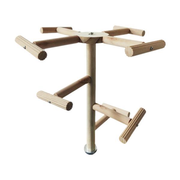 説明:[調整を強化]: 鳥の回転とまり木おもちゃはベアリング設計.3 つの休憩プラットフォームを採用しており.鳥の運動を助け.手と目の調整を向上させるのに適しています.ケージライフに楽しみを加えます[素材]: 木製オウムのおもちゃは.滑らか...