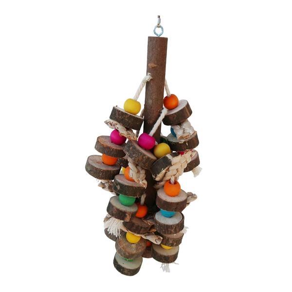 説明: hanging装飾]:このオウムのおもちゃは簡単にケージの中や自宅に吊るすことができ.その独特のデザインはあなたの鳥の注意をすばやく引き付けますあなたの羽のある友人が運動.休息.遊び.彼らを楽しませ.アクティブに保つための理想的な生...