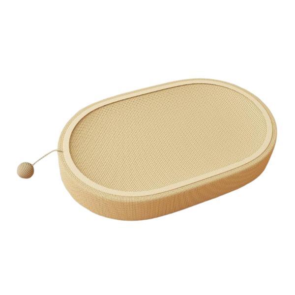 説明:[高品質]: 猫用スクラッチャーボードはリネン素材で作られており.手触りが良く.厚くて丈夫です. [ラウンジベッド]: 寝床のように見える楕円形.引っかきラウンジベッド.ペットの注意を引くインタラクティブなおもちゃのボールが特徴で.猫...