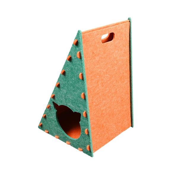 説明:[素材]: 高品質のフェルトで作られたこの猫用爪とぎは.従来の段ボール製のものに比べて頑丈で傷に強く.長期間の使用を保証します. [サイズ]: 55cm x 40cm x 30cm (21.65インチ x 15.75インチ x 11....