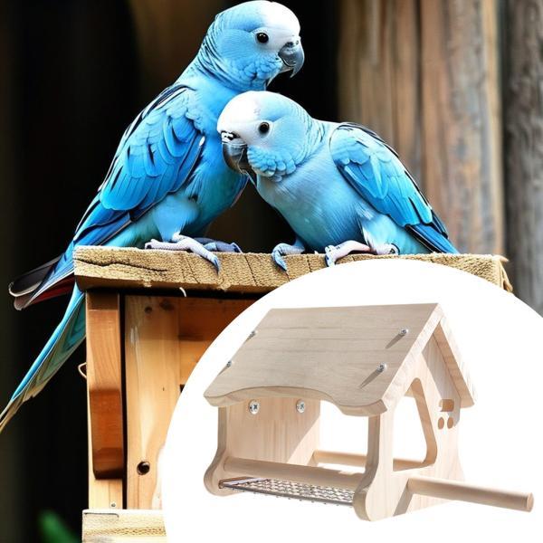 説明:[高品質の素材]: 高品質の木材で作られたこの鳥の家は.耐摩耗性と頑丈さを備えた頑丈な鉄メッシュベースを備えており.形状を維持し.長期間繰り返し使用できます. [スタイリッシュなデザイン]: 吊り下げ式の鳥の巣は.滑らかなエッジを備え...