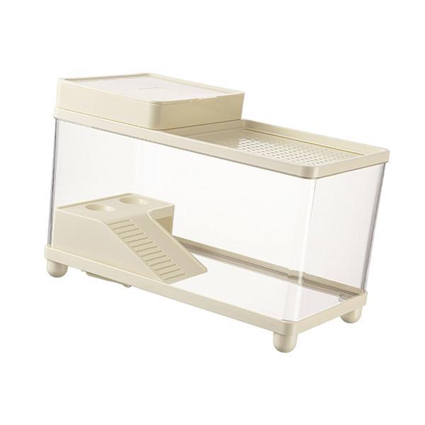 説明:[360度透明ビュー]: 透明なタートルタンクは.インタラクション体験を提供し.ペットの活動をはっきりと見ることができる完全なビューを楽しむことができます.角度の傾斜が組み込まれているため.カメが登ったり降りたりするのを助け.能力を高...